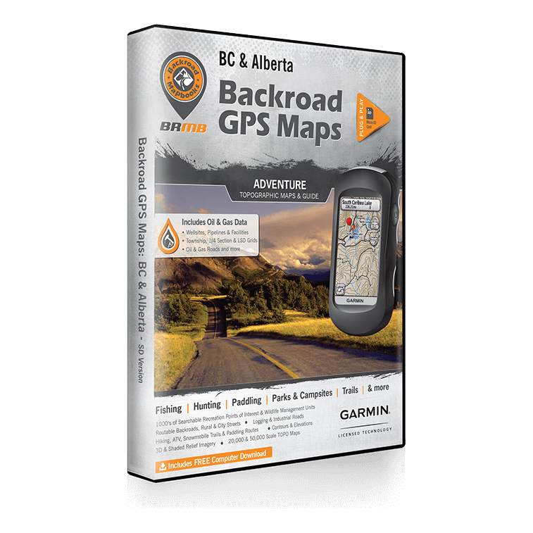 Backroad Mapbooks - BC & Alberta GPS Maps | Bass Pro Shops Canada